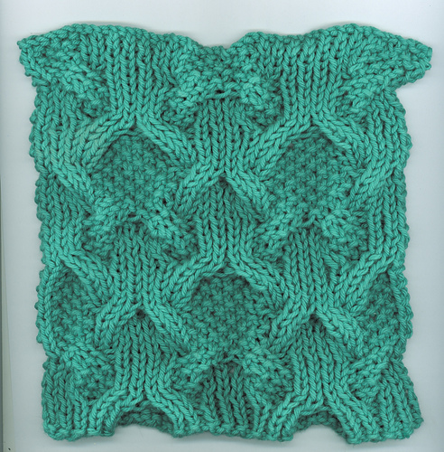 Ravelry: Reversibly Cabled Dishcloth pattern by Sara H. Baldwin
