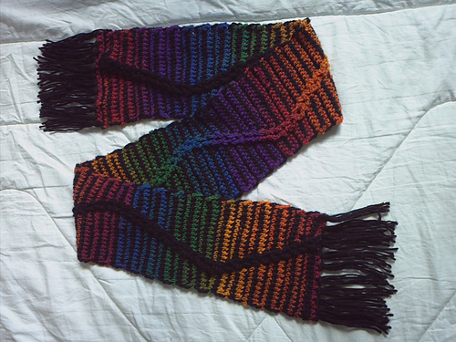 Ravelry: Jacob's Single Scarf pattern by Becky Simmons