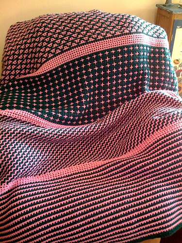 Ravelry: Four Panel Afghan pattern by Tanis Galik