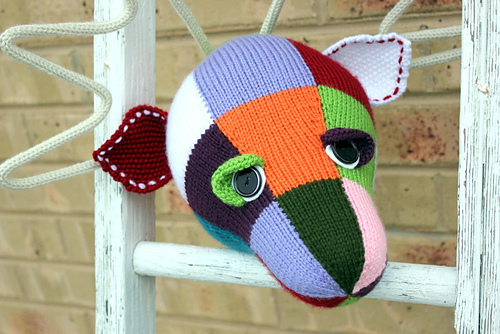 Ravelry: Bucky the Stuffed Moose Head pattern by sharon maher