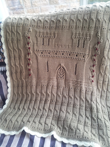Ravelry: Sleeping Baby's Castle Blanket pattern by Sally Dian Rainey