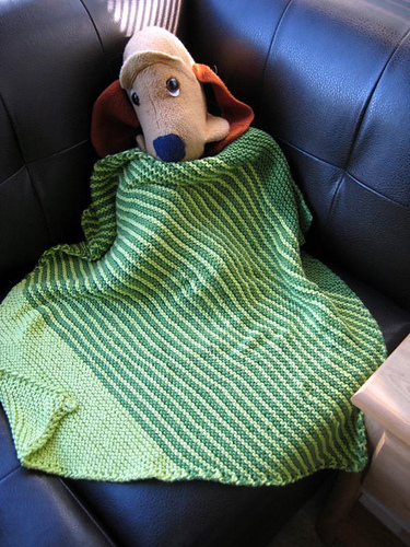 Ravelry: Diagonal Stripey Baby Blanket pattern by Theresa M. Roeder