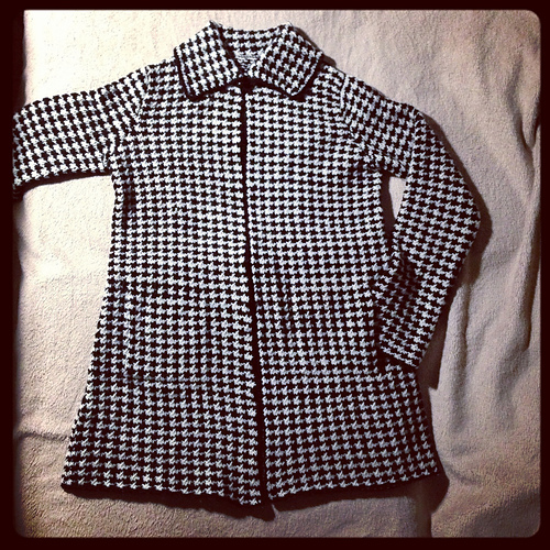Ravelry: #25 Houndstooth Coat pattern by Mari Lynn Patrick