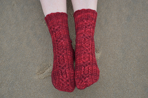 Ravelry: Mandy's Heart Socks pattern by Alexandra Richards