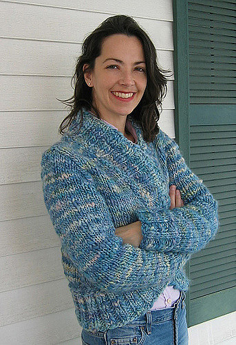 Ravelry: 34 Mottled Blue Jacket pattern by Rebecca Design Team
