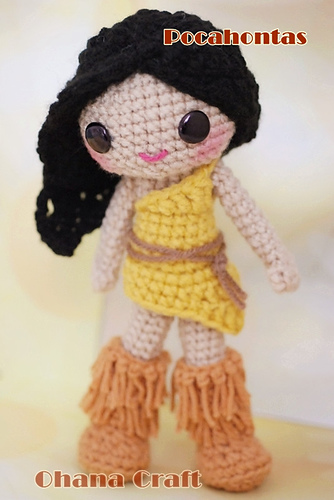 Ravelry: Pocahontas crochet pattern pattern by ohana craft