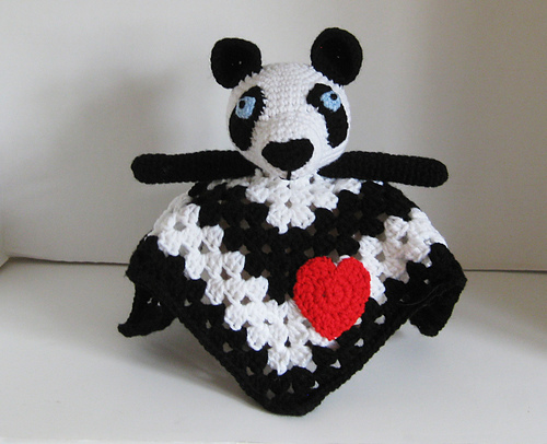 Ravelry: Panda Lovey pattern by Susan Wilkes-Baker