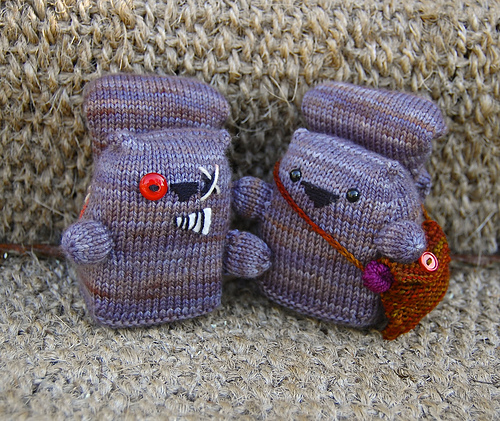 Ravelry: Cute Cuddly Courier & Mutant Zombie Squirrel pattern by ...