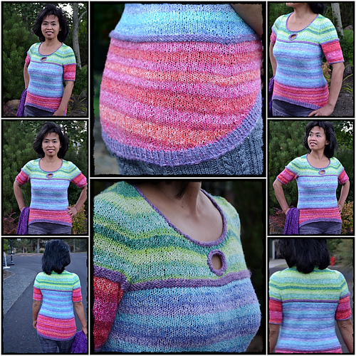 Ravelry: O tee pattern by alfa knits