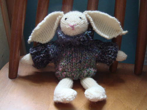 Ravelry: Small Rabbit with Sweater pattern by Debbie Bliss