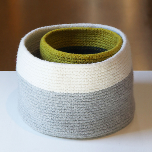 Ravelry: Easy Felted Basket Round pattern by Alice Kim