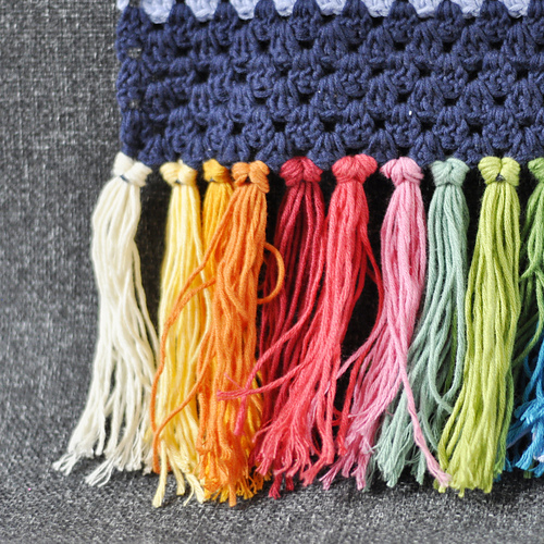 Ravelry: Colourful cotton scarf pattern by Maris Milos