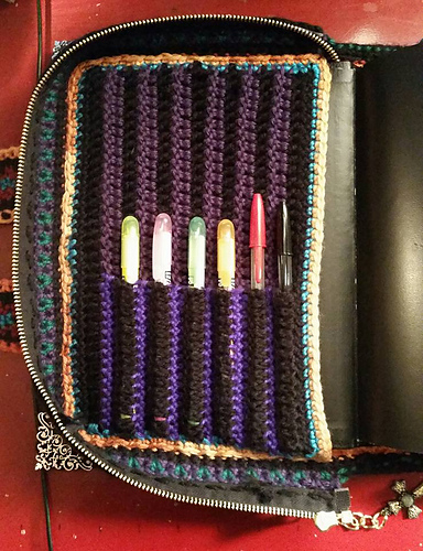 Ravelry: Bible Case with Pockets pattern by Holy Hooker Crochet
