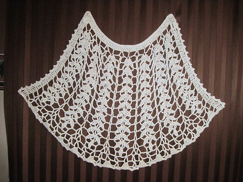 Ravelry: Crochet Wheat Stitch First Holy Communion Cape pattern by ...