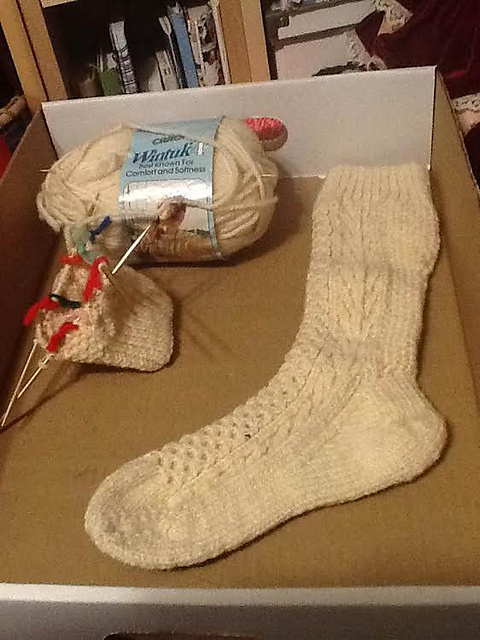 Ravelry: Aran Knee & Knicker Socks pattern by Candide Yarns