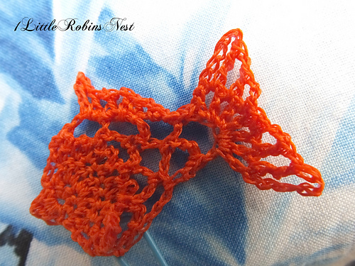 Ravelry: Lacy Goldfish Applique pattern by Robin Dykema