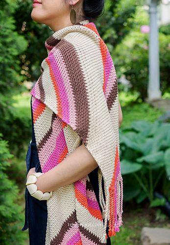 Ravelry: Throwback Wrap pattern by ChiWei Ranck
