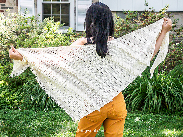 Ravelry: Boho Fringe Shawl pattern by ChiWei Ranck