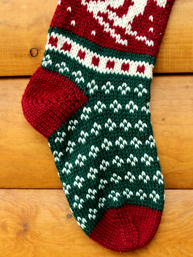 Ravelry: 0 Christmas Stocking Skier pattern by Cindy Steinberg