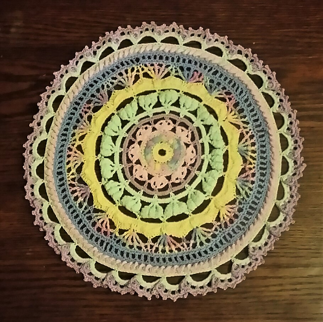 Ravelry: Easter Spring Pastel Doily pattern by Amber Willen
