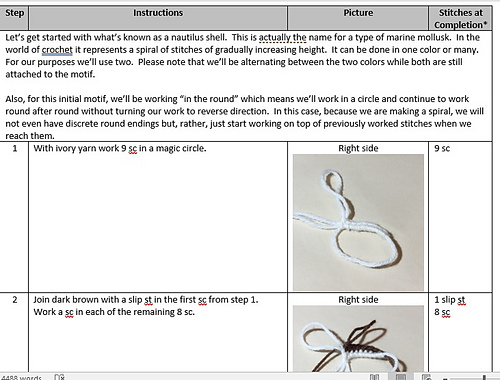 Ravelry: Freeform Motif/Scrumble 2 pattern by Amber Willen