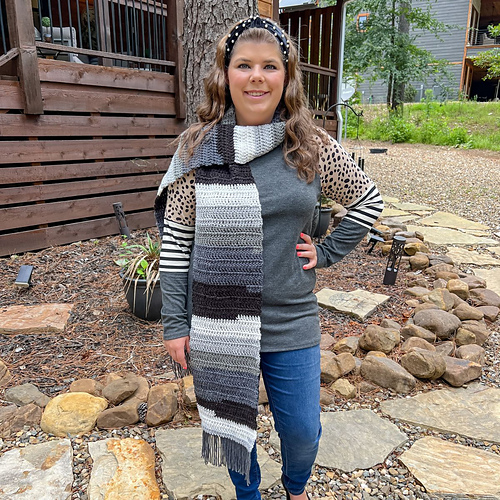 Ravelry: Easy Double Crochet Scarf pattern by Kylee Keller