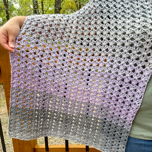 Ravelry: Easy Iris Rectangle Shawl pattern by Kylee Keller