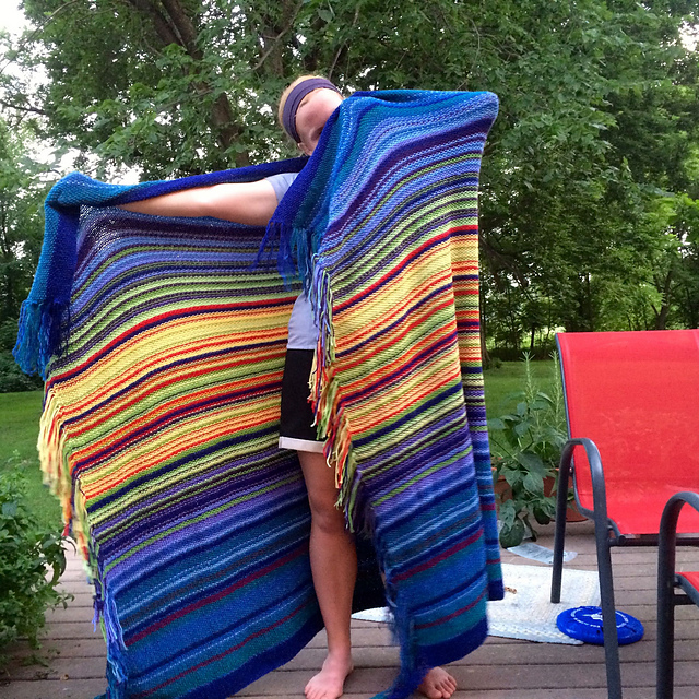 Ravelry: 20AcresNoSheep's Senior Year Blanket