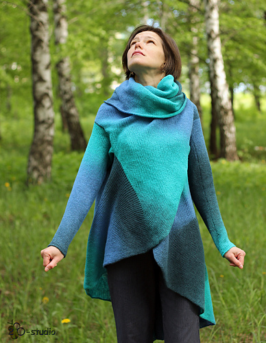Ravelry: Convertible wool coat pattern by ToBeStudio