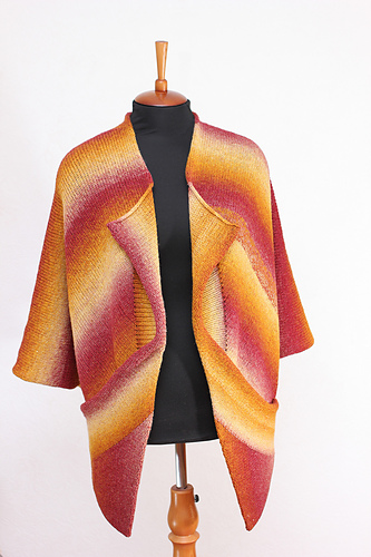 Ravelry: Knitted Cardigan Phoenix pattern by ToBeStudio