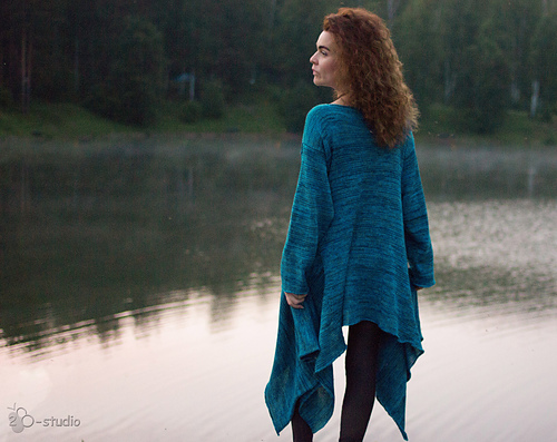 Ravelry: Indian Blue Sweater Dress pattern by ToBeStudio