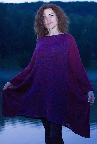 Ravelry: Nightfall Sweater Dress pattern by ToBeStudio