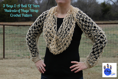 Ravelry: Hundreds of Hugs Wrap pattern by Melanie Padron