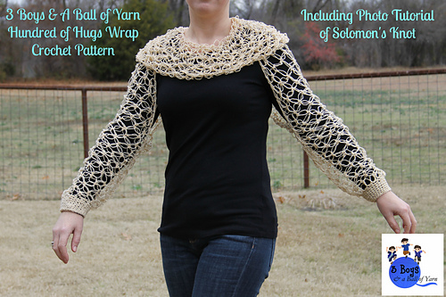 Ravelry: Hundreds of Hugs Wrap pattern by Melanie Padron