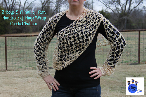 Ravelry: Hundreds of Hugs Wrap pattern by Melanie Padron