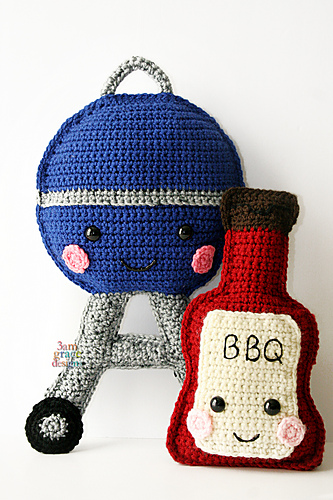 Ravelry: BBQ Sauce Kawaii Cuddler® pattern by Donna Beavers