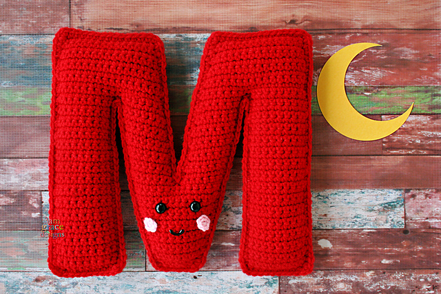 Ravelry: Letter M Alphabet Kawaii Cuddler® pattern by Donna Beavers