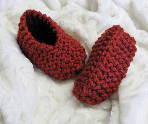 Ravelry: 69-Easy Peasy Slippers / Pantoufles faciles pattern by ...