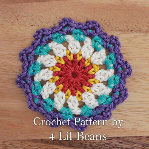 Ravelry: Mini Mandala pattern by 4Lil Beans