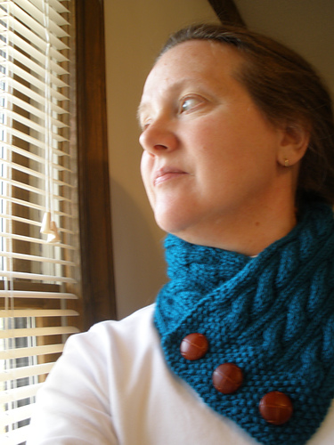 Ravelry: Irish Cabled Neckwarmer pattern by Angie Hartley