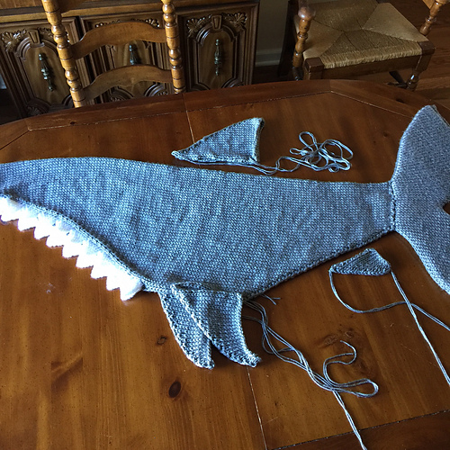 Ravelry: Shark Attack Lap Blanket pattern by Angie Hartley