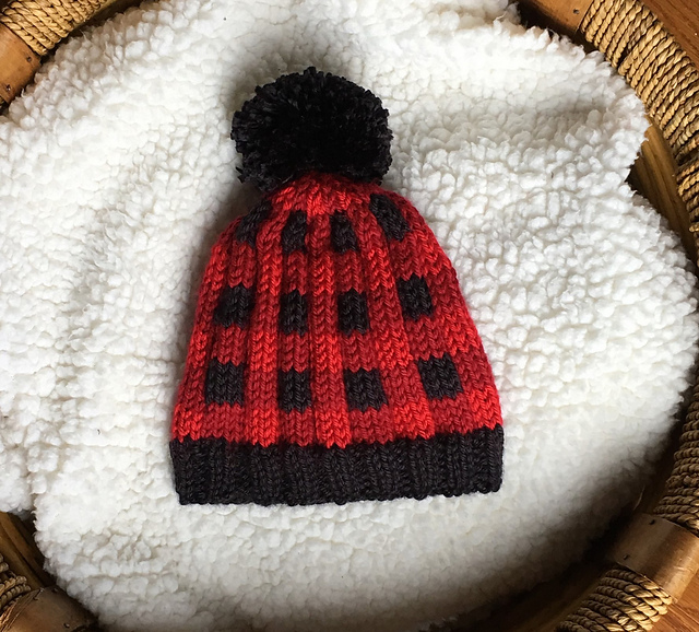Ravelry: Buffalo Plaid Lumberjack Hat pattern by Angie Hartley