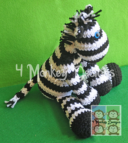 Ravelry: Zippy Zebra pattern by Janel James