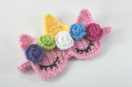Ravelry: Unicorn Sleep Mask pattern by Jennifer Root