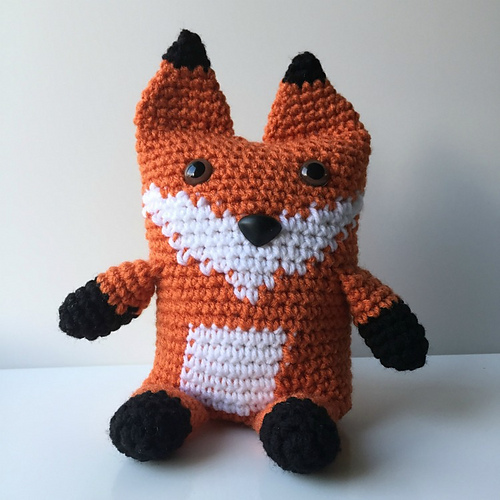 Ravelry: Boxy Fox Amigrumi pattern by Erica Dietz