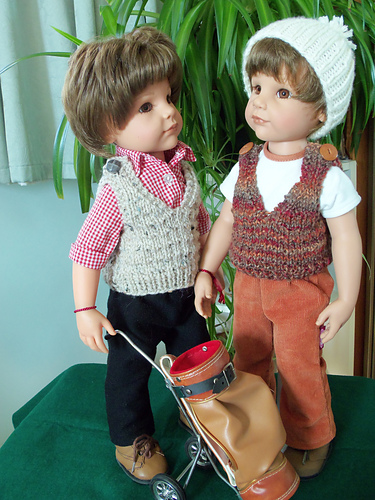 Ravelry: Easy Vest for 18 inch Dolls pattern by Janet Longaphie