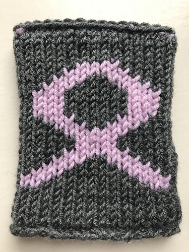 Ravelry: Double knitted ribbon wristband pattern by 8-Bit Knit Nerd