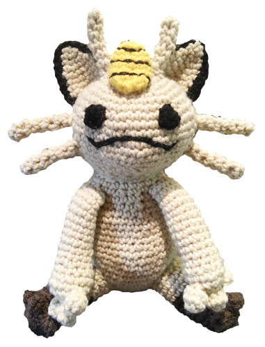 Ravelry: Meowth Pokemon Amigurumi pattern by Molly Putman