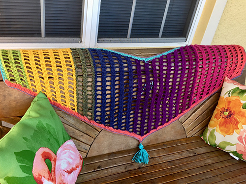 Ravelry: Chimera Vee Wrap pattern by Jennifer Wingard