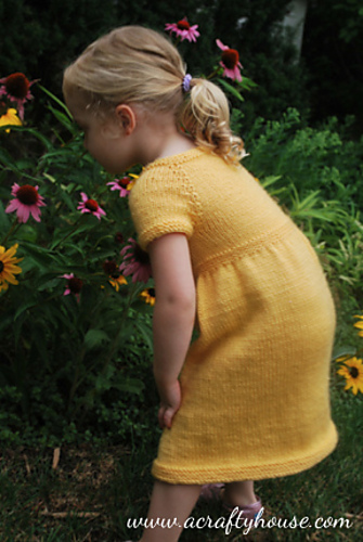 Ravelry: Little Girl Top Down Raglan Dress pattern by Ashley M. Lillis